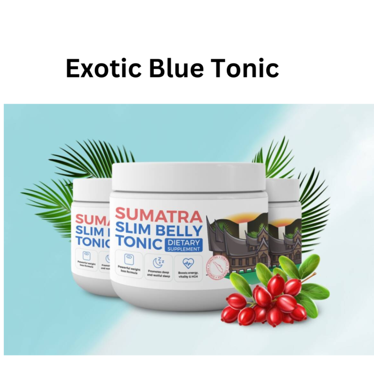 Exploring the Exotic Blue Tonic Sumatra Slim Belly Tonic